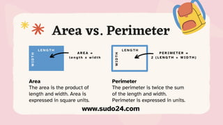 Area and Perimeter of Rectangles | PPTX