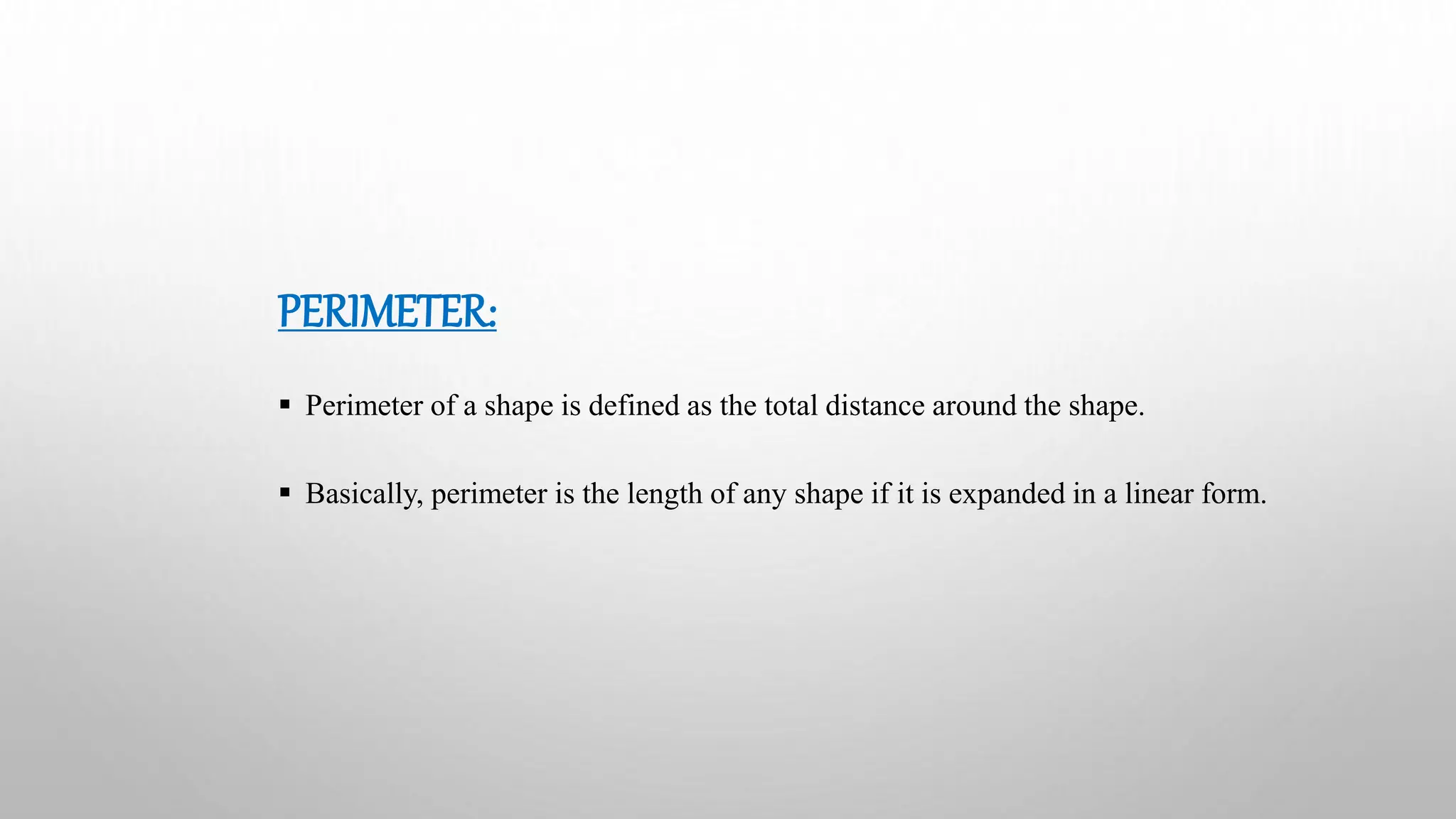 AREA AND PERIMETER | PPTX