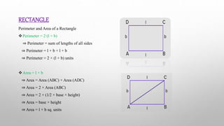 AREA AND PERIMETER | PPTX