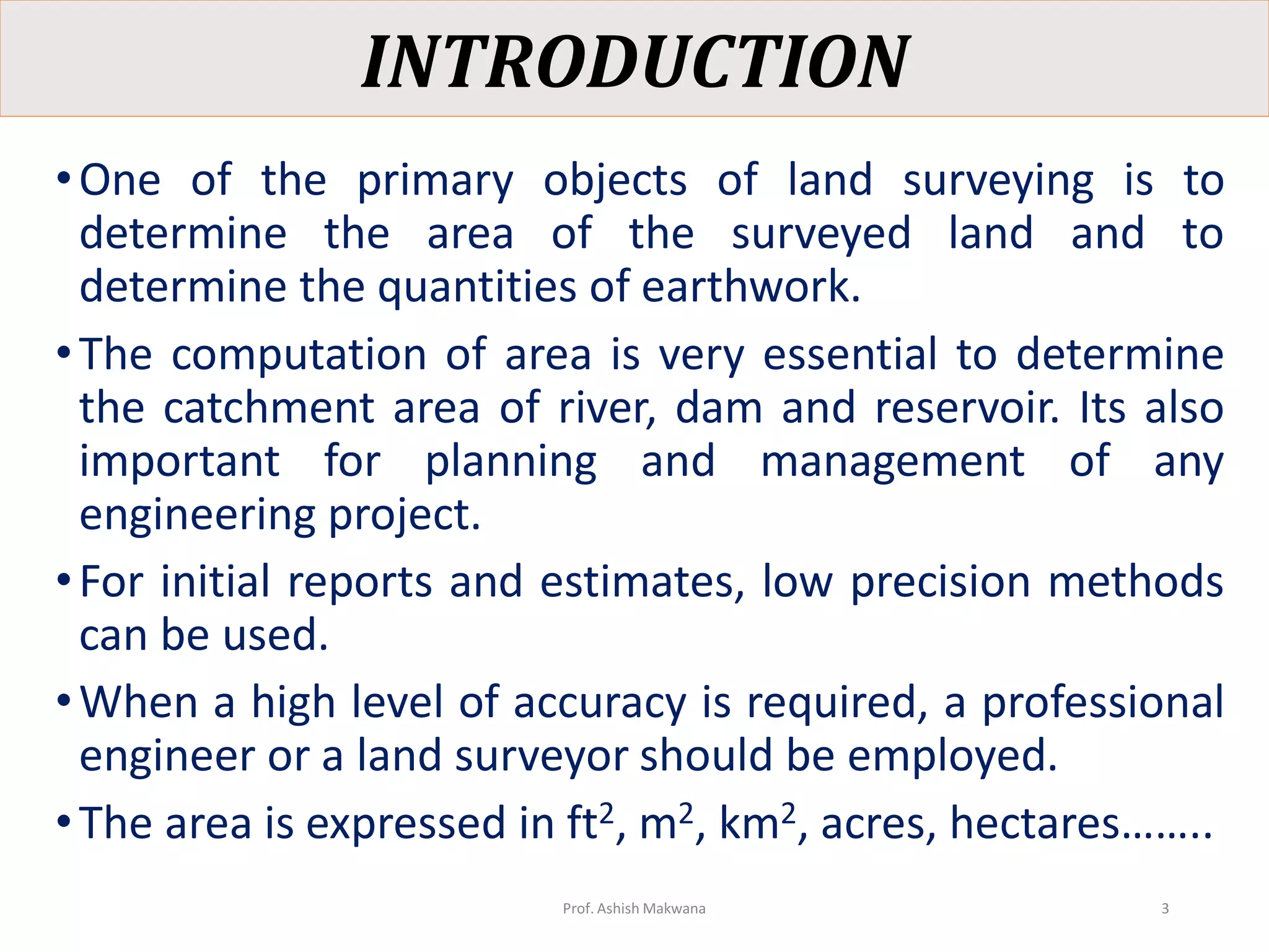 Area and volume_Surveying, Civil Engineering | PDF