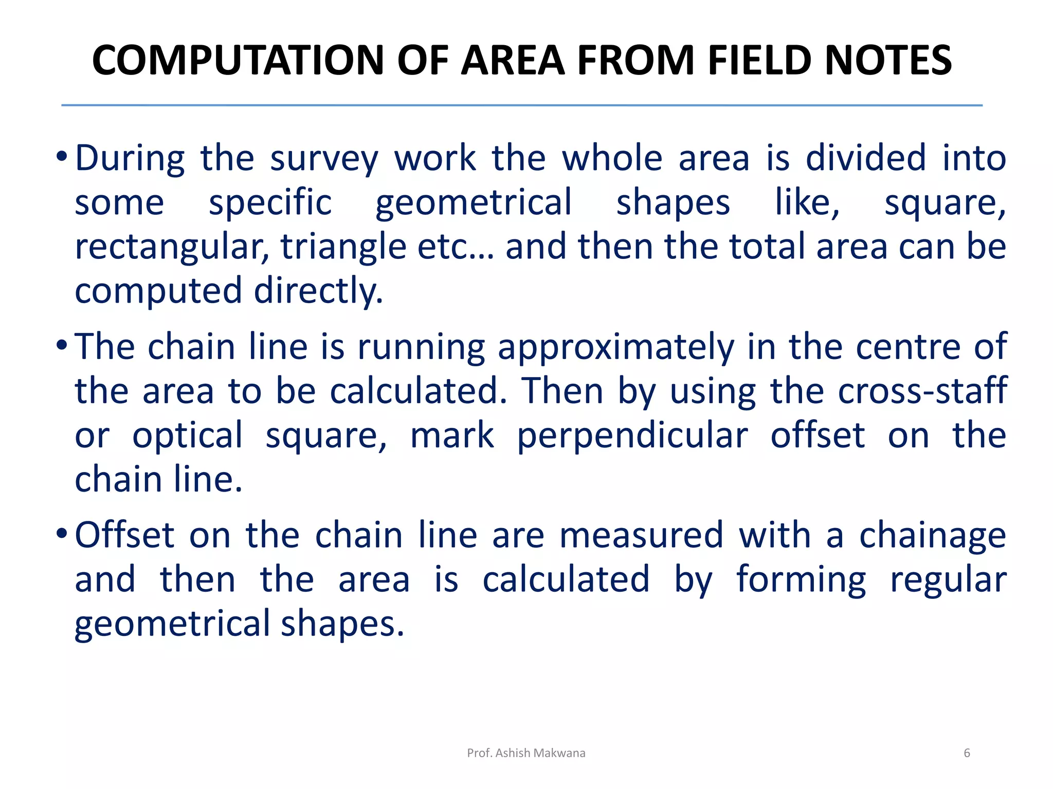 Area and volume_Surveying, Civil Engineering | PDF