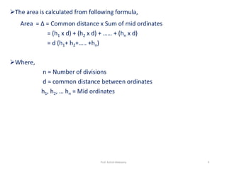 Area and volume_Surveying, Civil Engineering | PDF