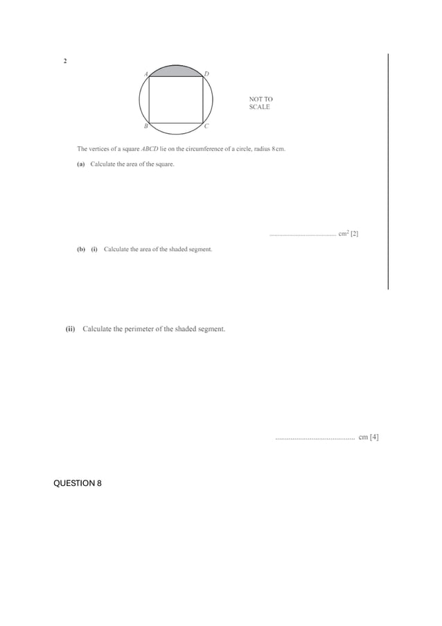 AREA AND VOLUME IGCSE MATHEMATICS PRACTICE TASKS pdf | PDF