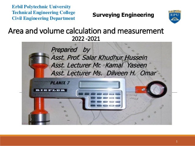 Area and volume calculation and measurement | PDF
