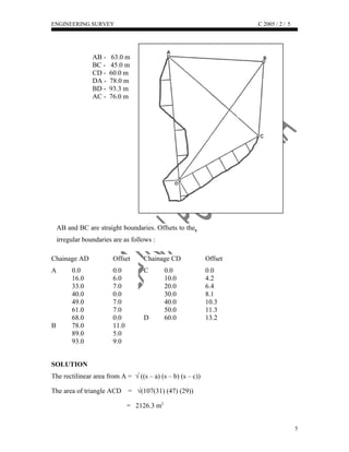 Area and Volume Survey Engineering (RZ) | DOC