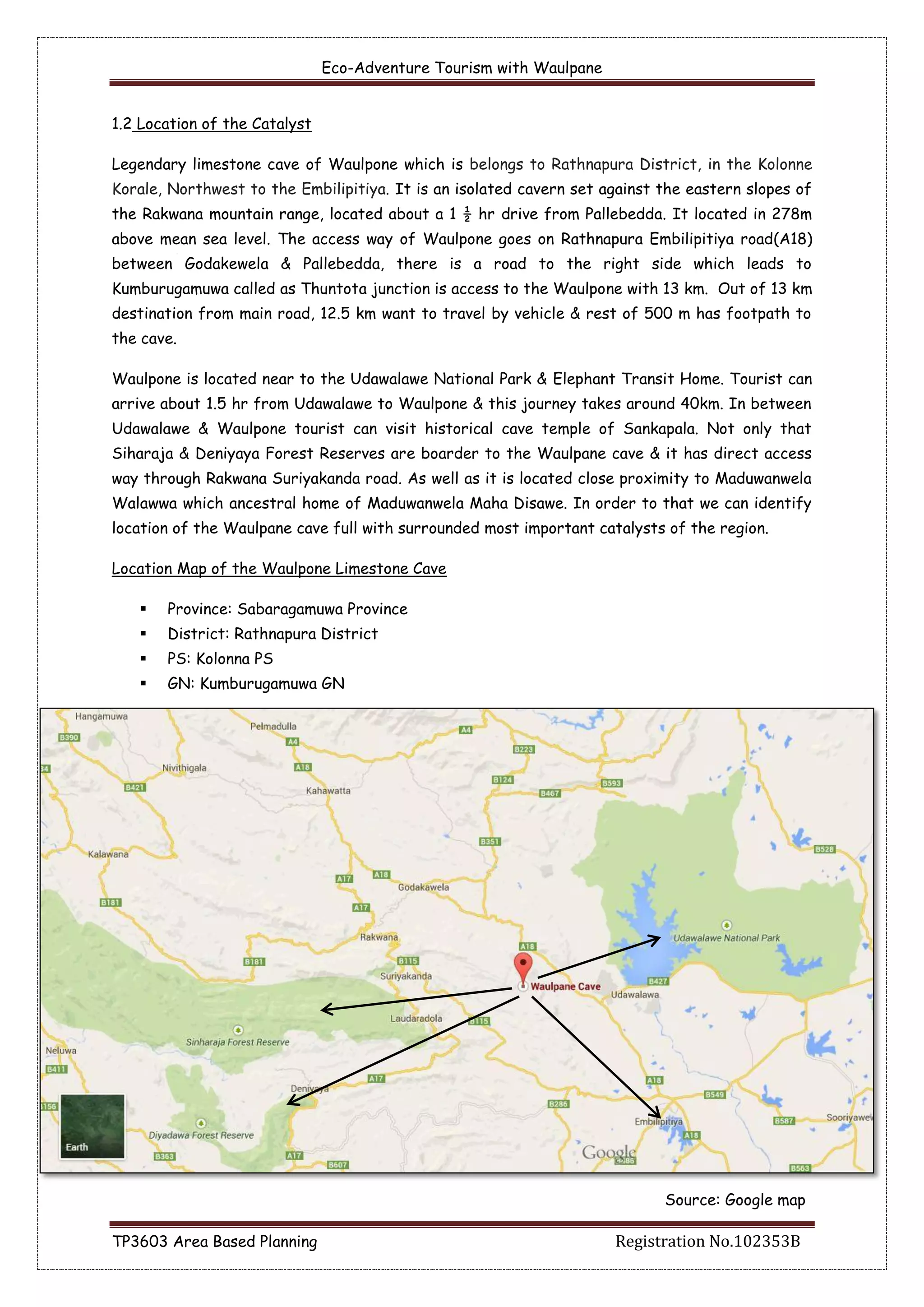 Area based plan for Waulpane Sri lanka | PDF