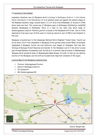 Area based plan for Waulpane Sri lanka | PDF