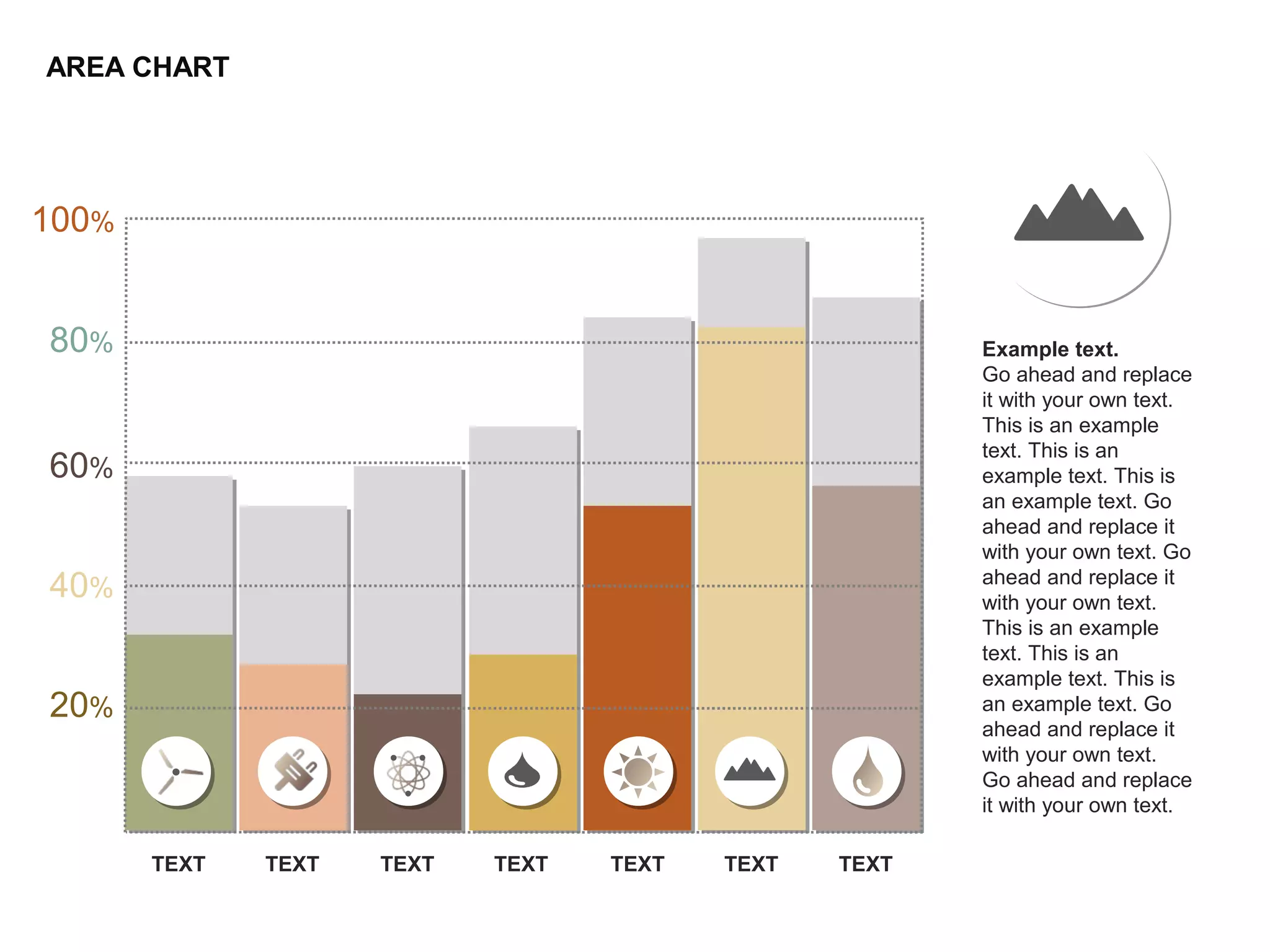 Area Chart Toolbox (data-driven) | PPT