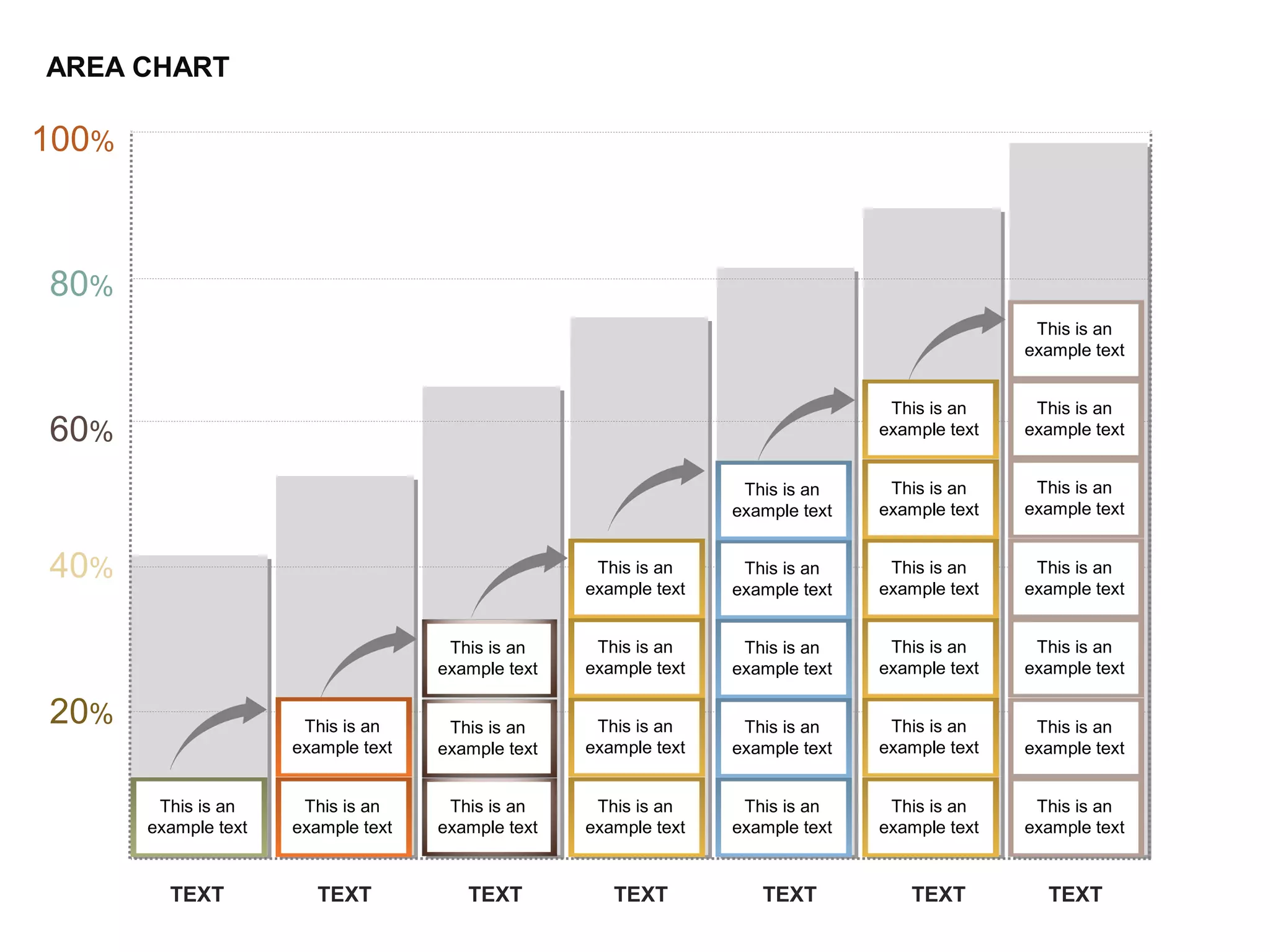 Area Chart Toolbox (data-driven) | PPT