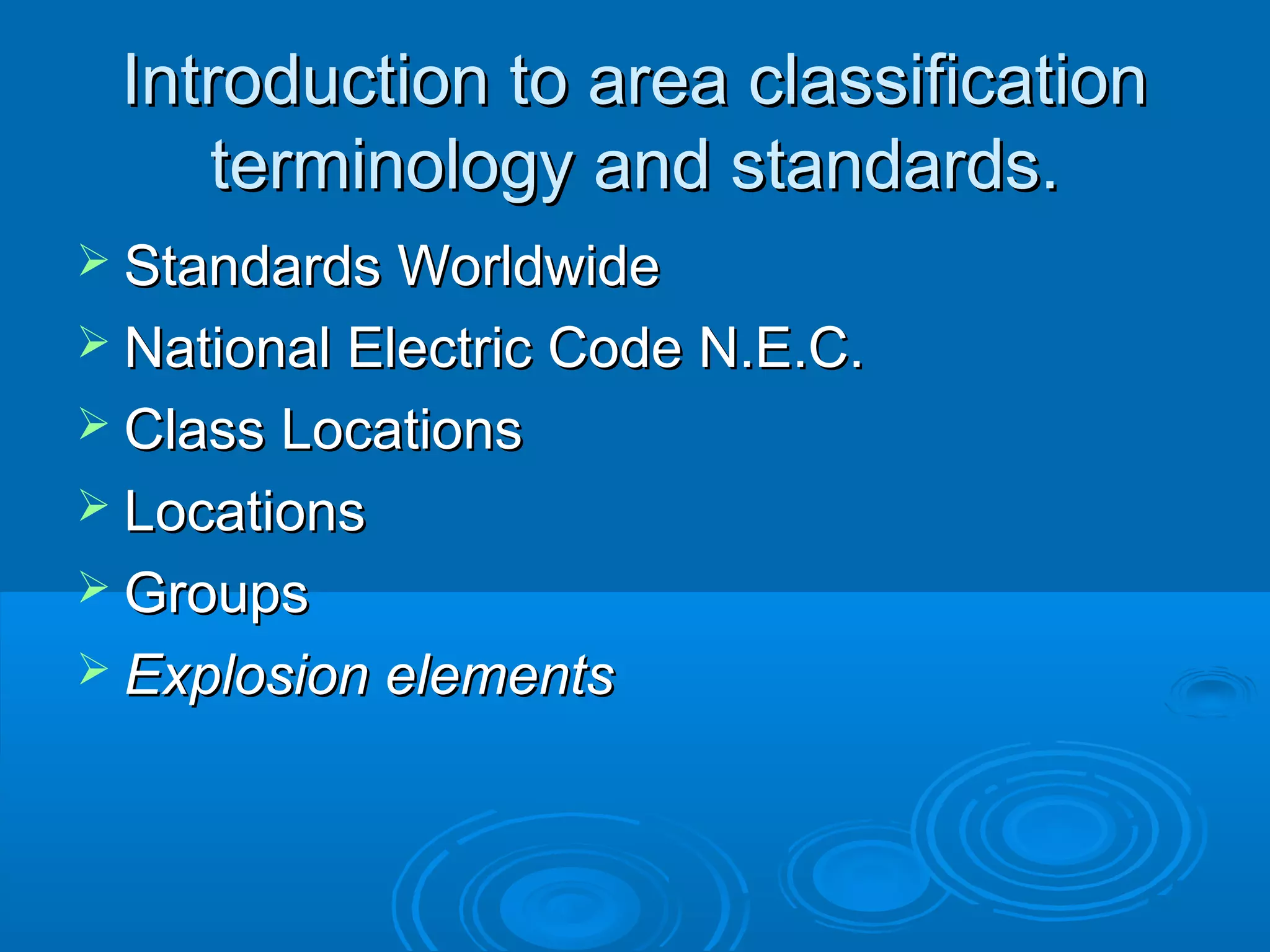 Area classification | PPT