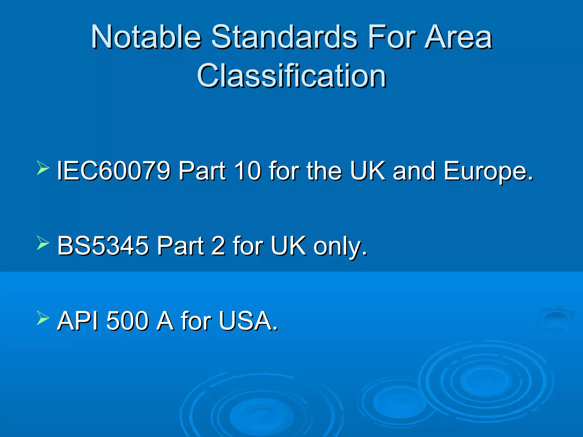 Area classification | PPT