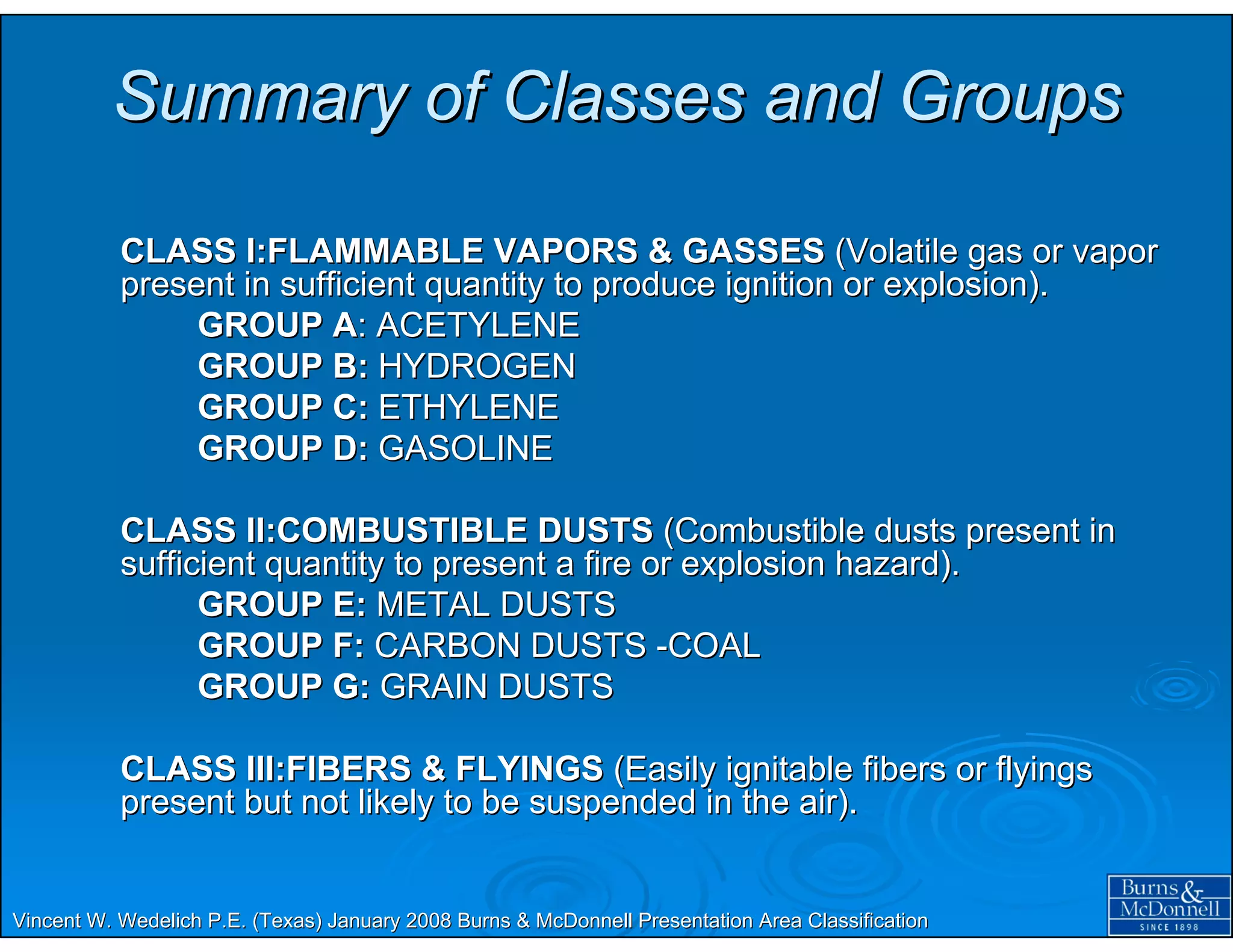 Area classification | PDF