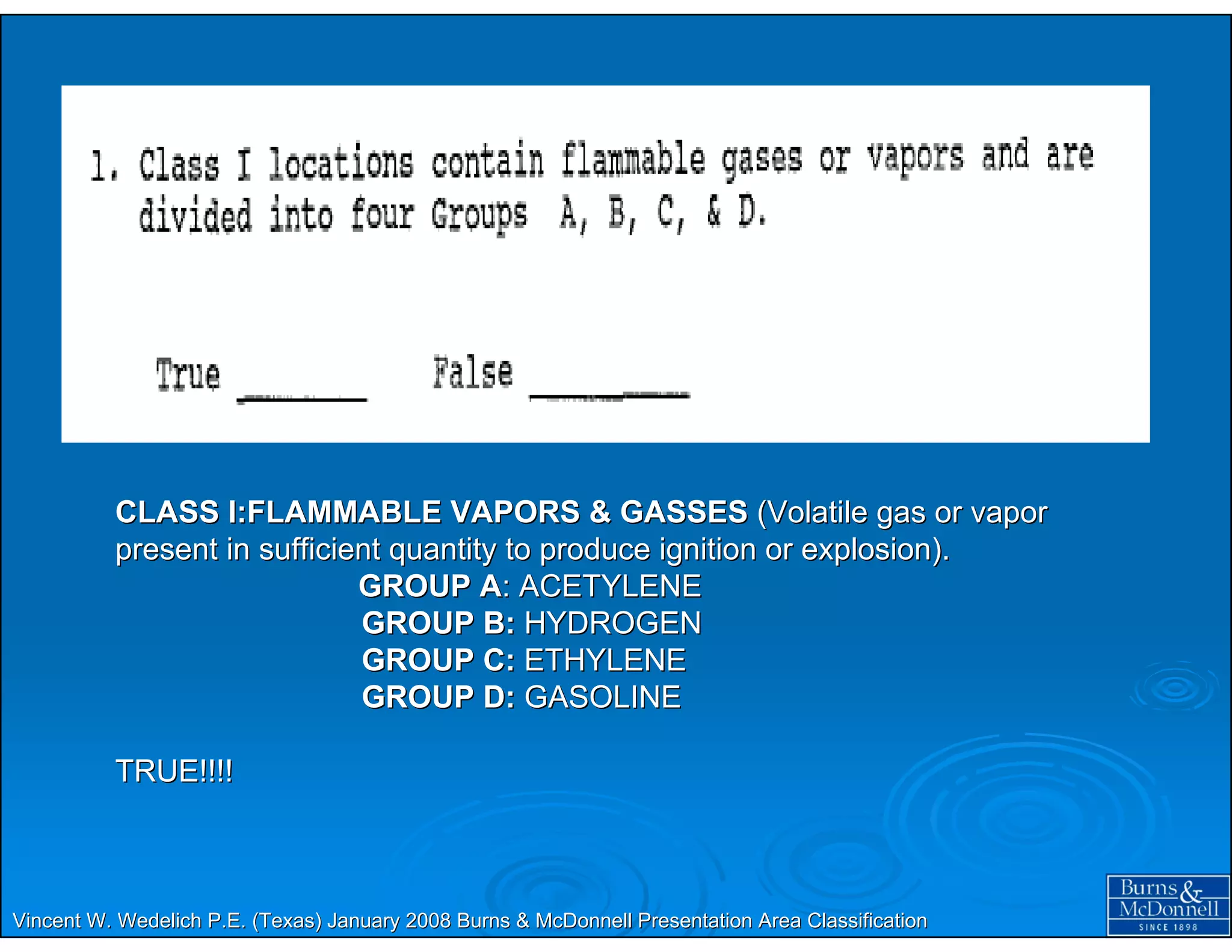 Area classification | PDF