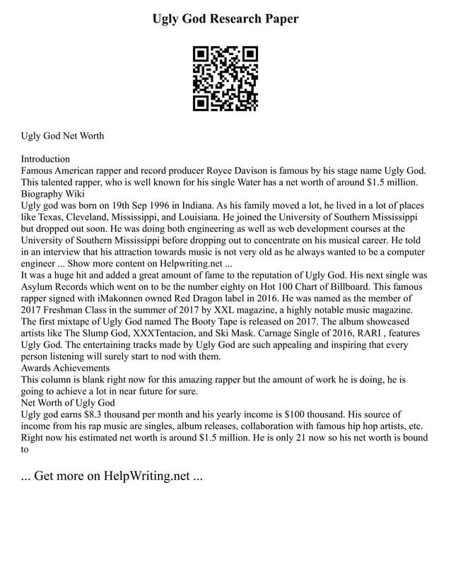 A Reaction Paper Example. Reaction Paper Example. | PDF