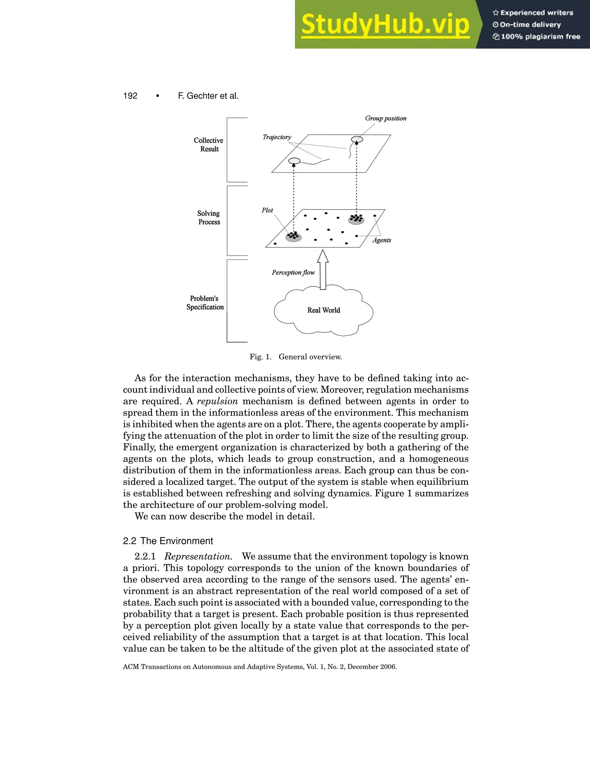 A Reactive Agent Based Problem Solving Model Pdf