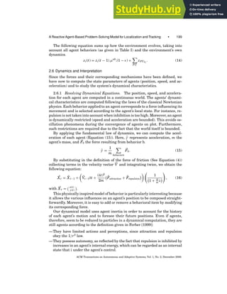 A Reactive Agent-Based Problem-Solving Model | PDF