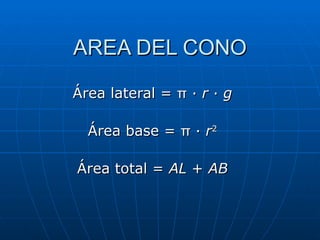 Area de un cono | PPT
