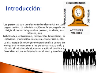 Area de personal | PPTX