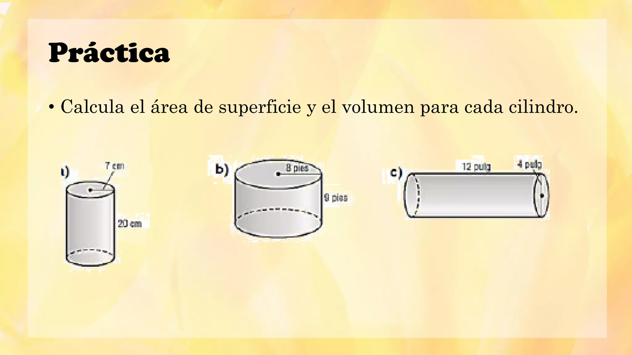 Área de superficie y volume de figuras tridimensionales | PDF