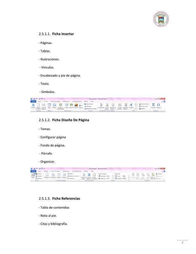 Area de trabajo de microsoft word 2010 | PDF