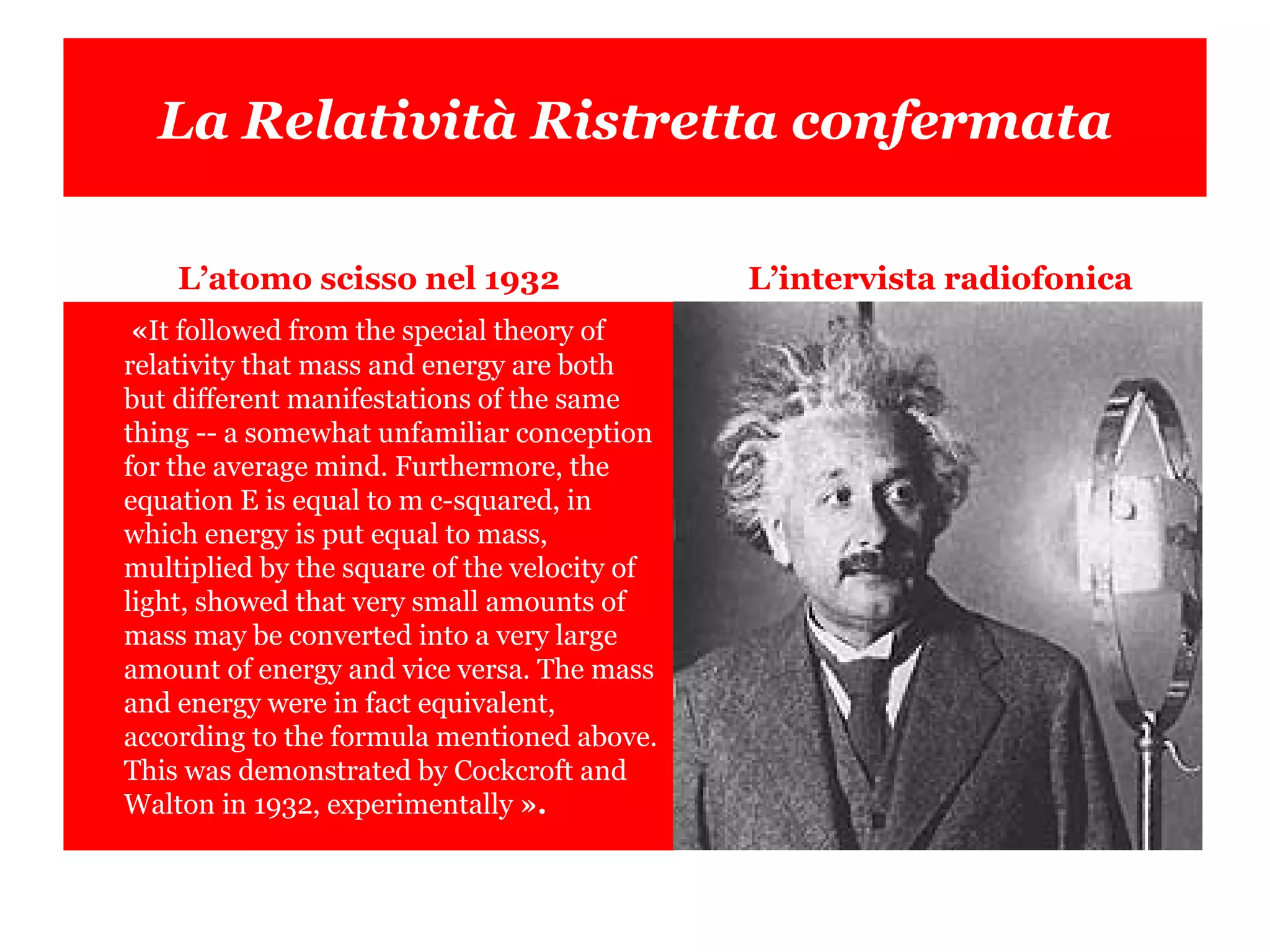 Area didattica fisica dalle origini ad oltre la relatività | PPT