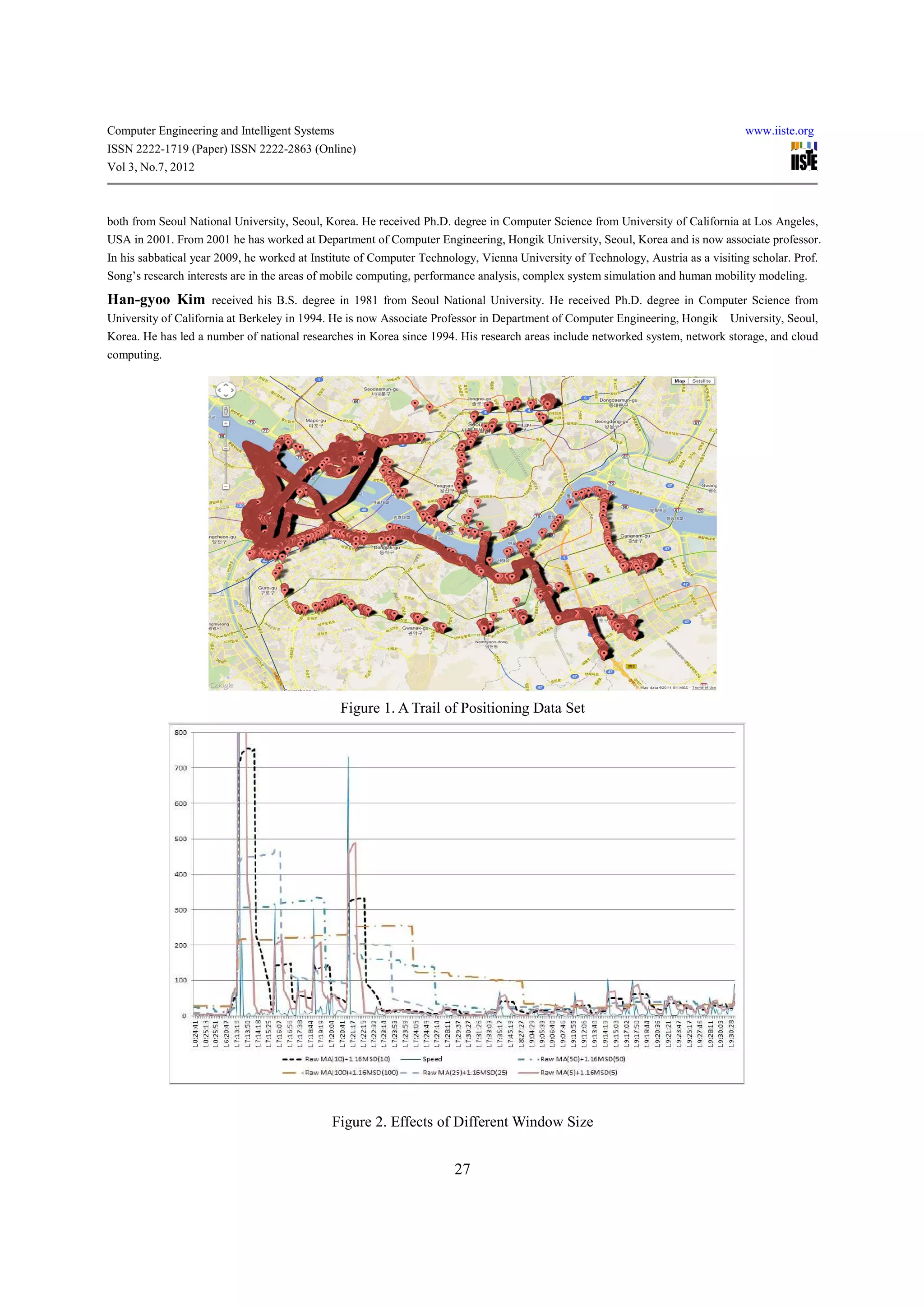 A real time filtering method of positioning data with moving window mechanism | PDF