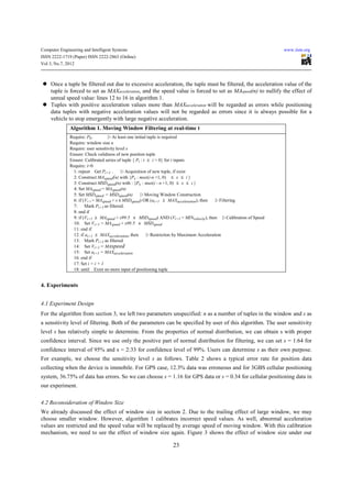 A real time filtering method of positioning data with moving window mechanism | PDF