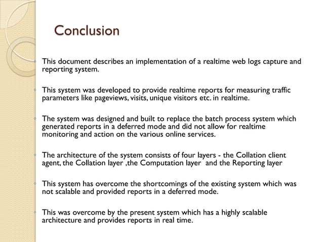 A Real Time Web Analytics System | PDF