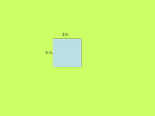 Area = length x width | PPT