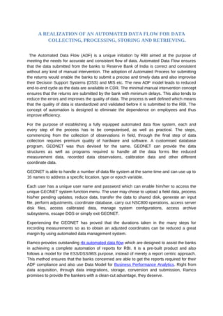 rbi automated data flow | PDF