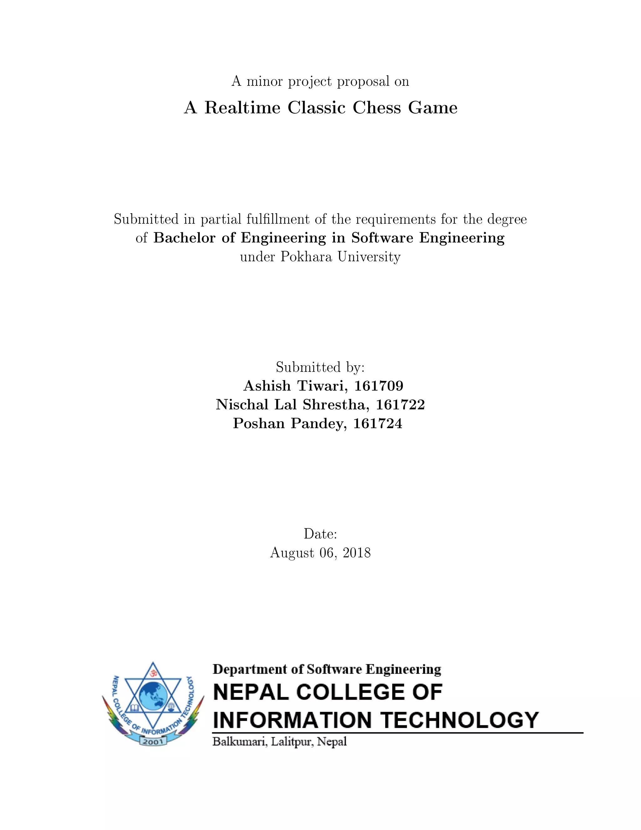 A realtime classic chess game [proposal] | PDF