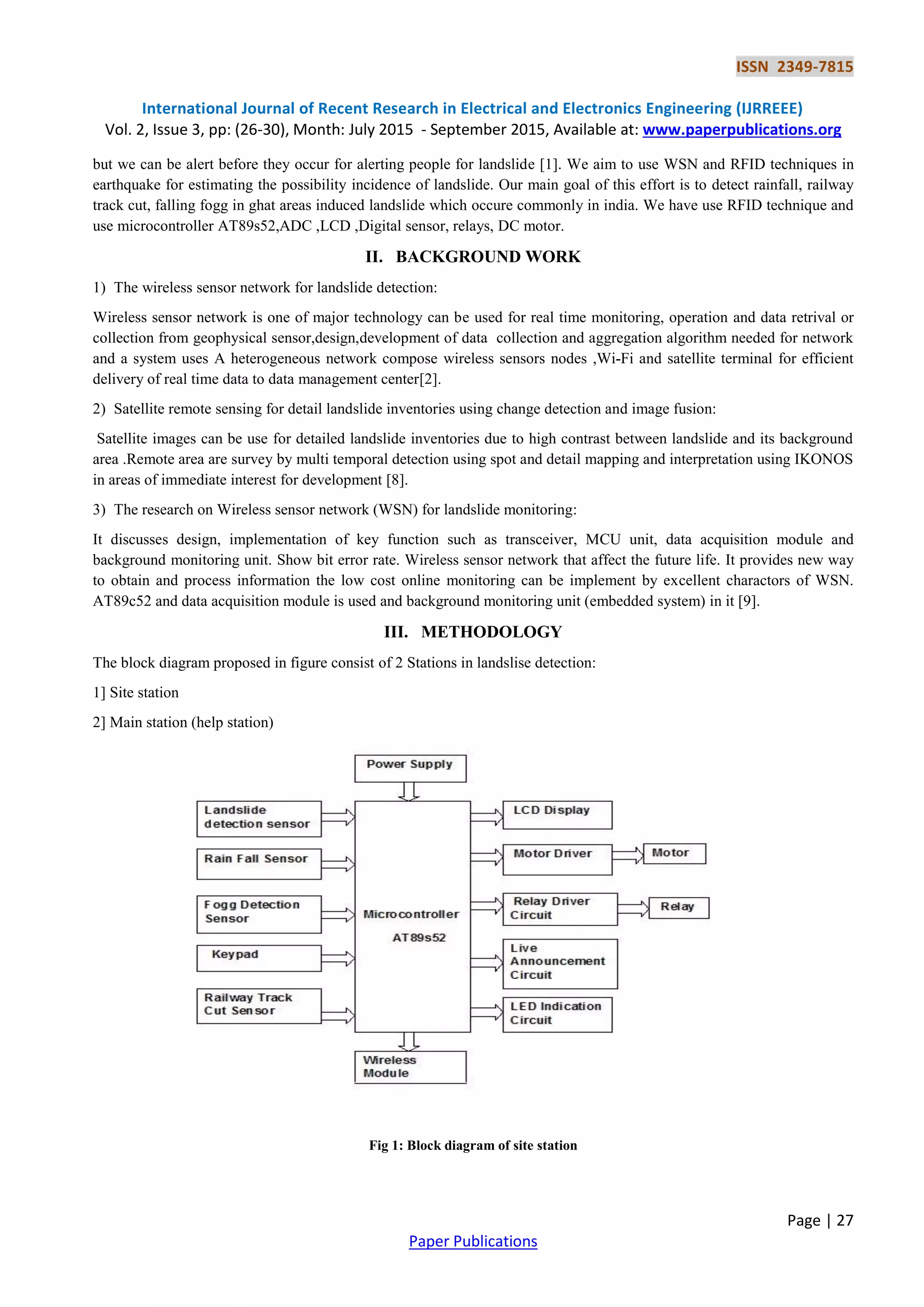 A REAL TIME LANDSLIDE DETECTION WITH ACKNOWLEDGEMENT | PDF | Computer Networking | Computing