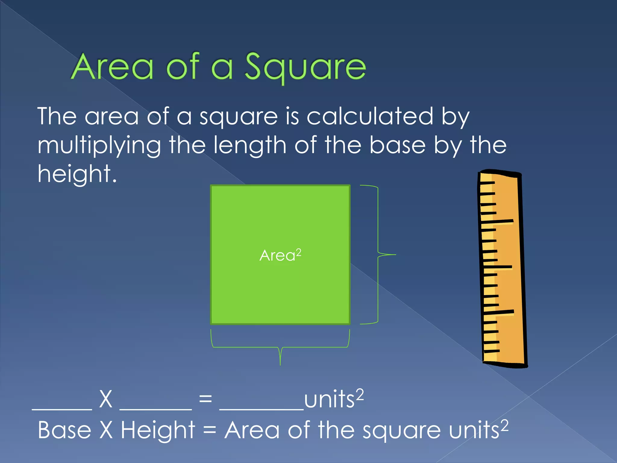 Area of a square | PPTX