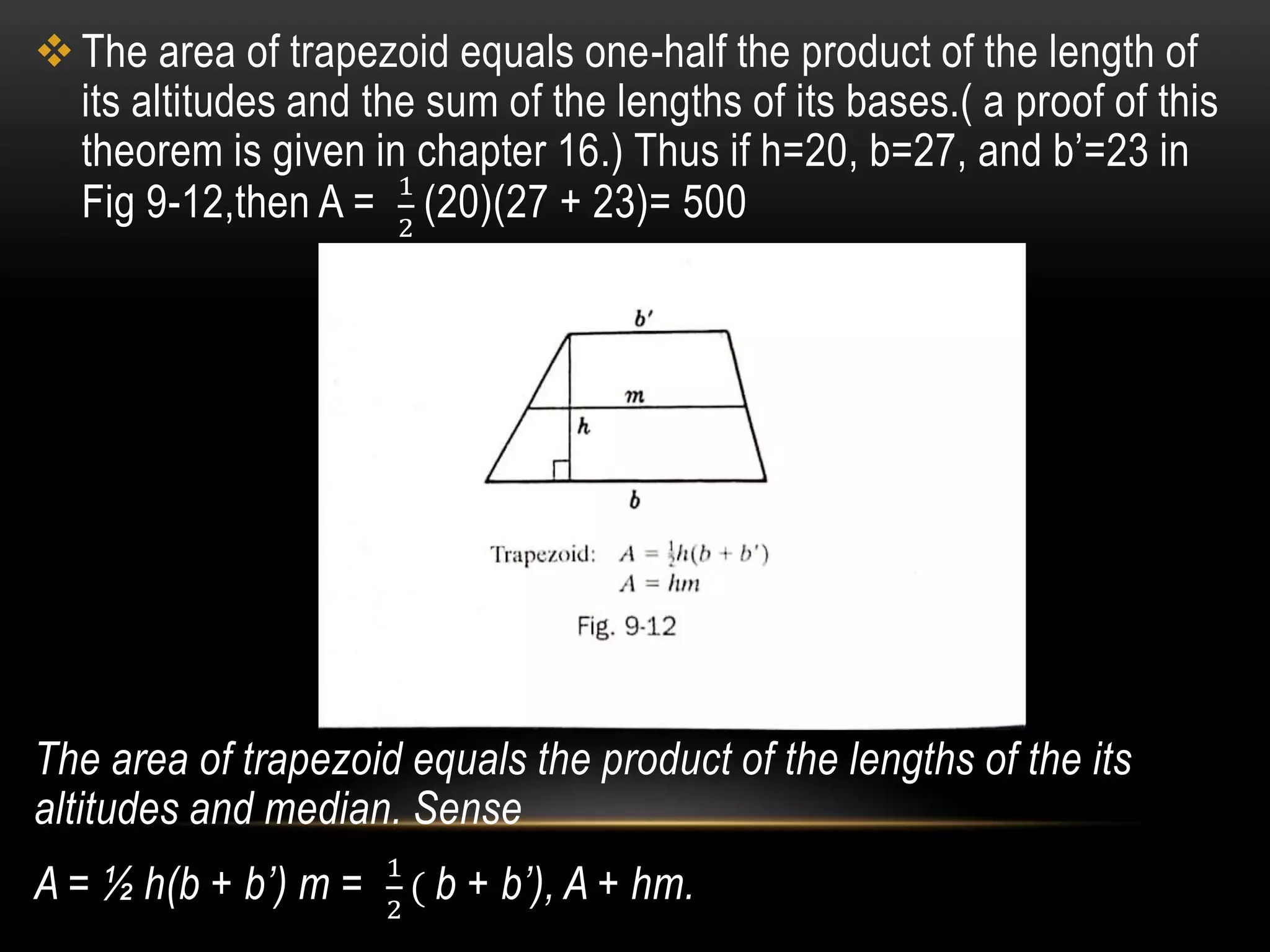 Area of a trapezoid | PPTX