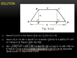 Area of a trapezoid | PPTX