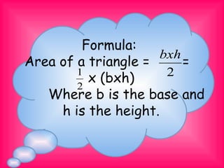 Area of a triangle | PPT