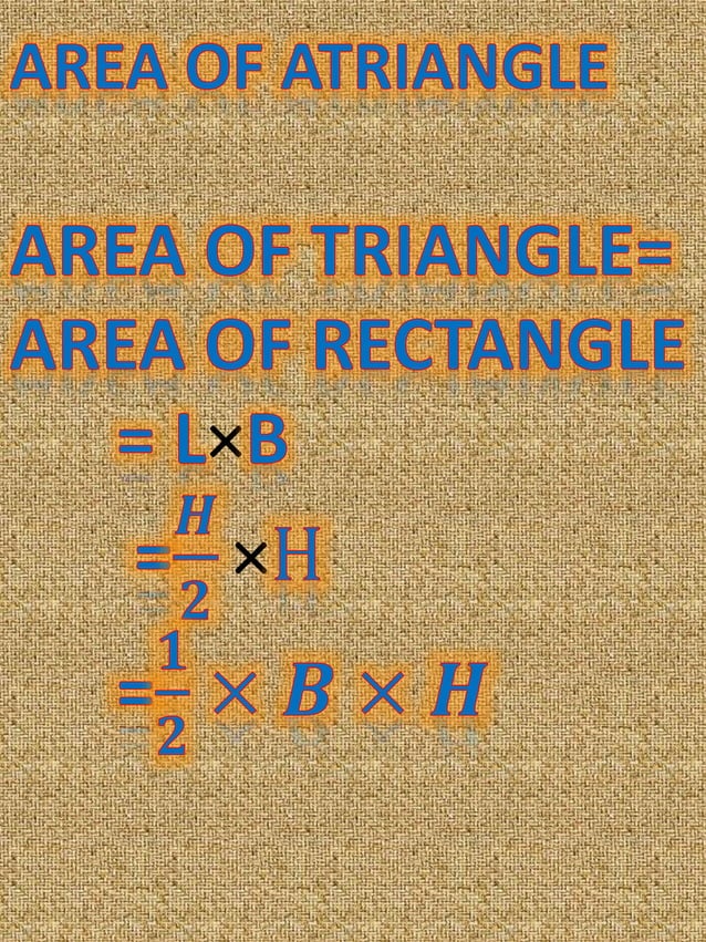 AREA OF A TRIANGLE.pptx