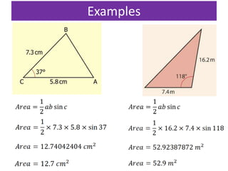 Area of a triangle | PPTX