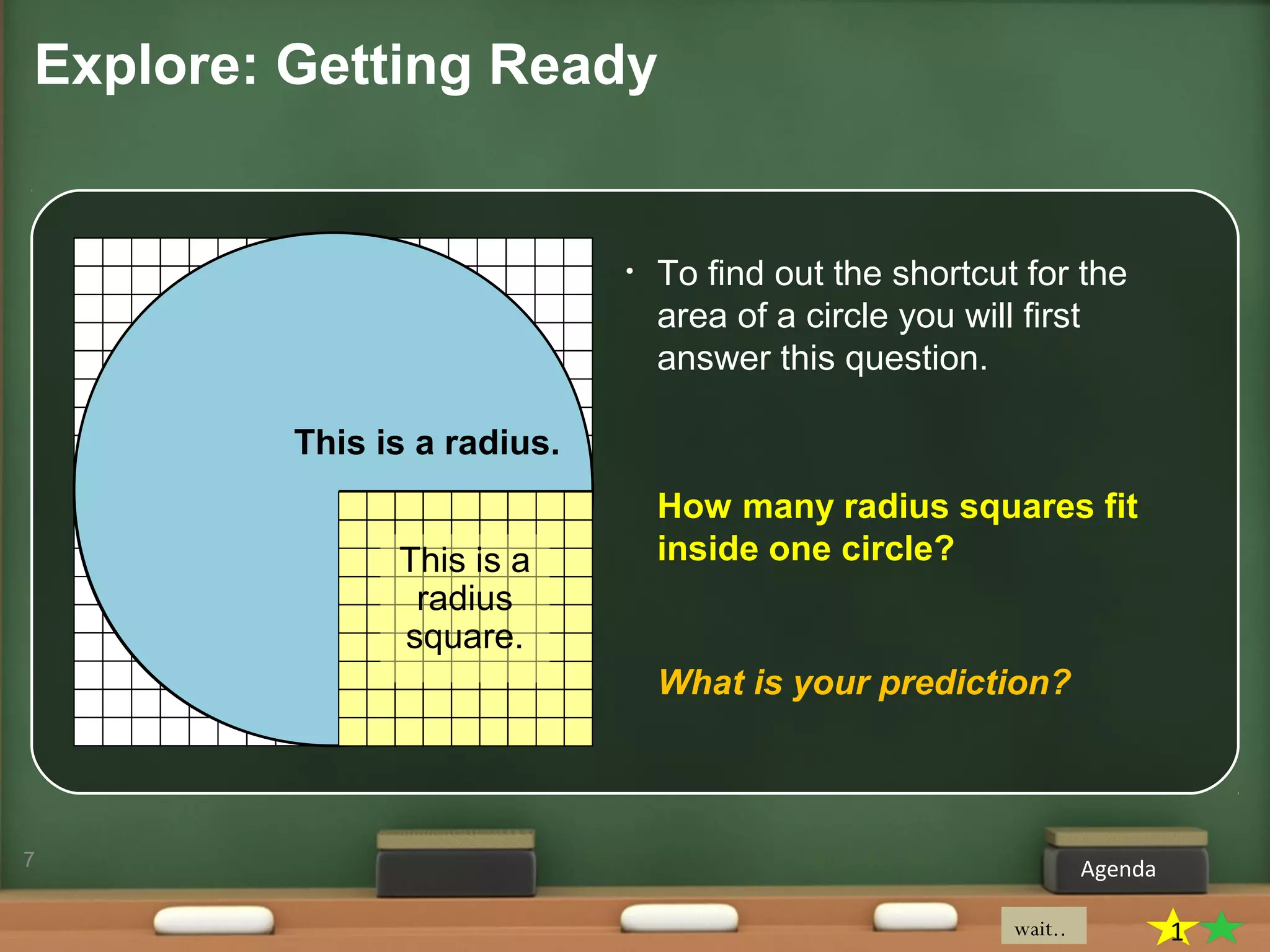 Area of circle discovery ppt shortened | PPT | Homework and Study ...