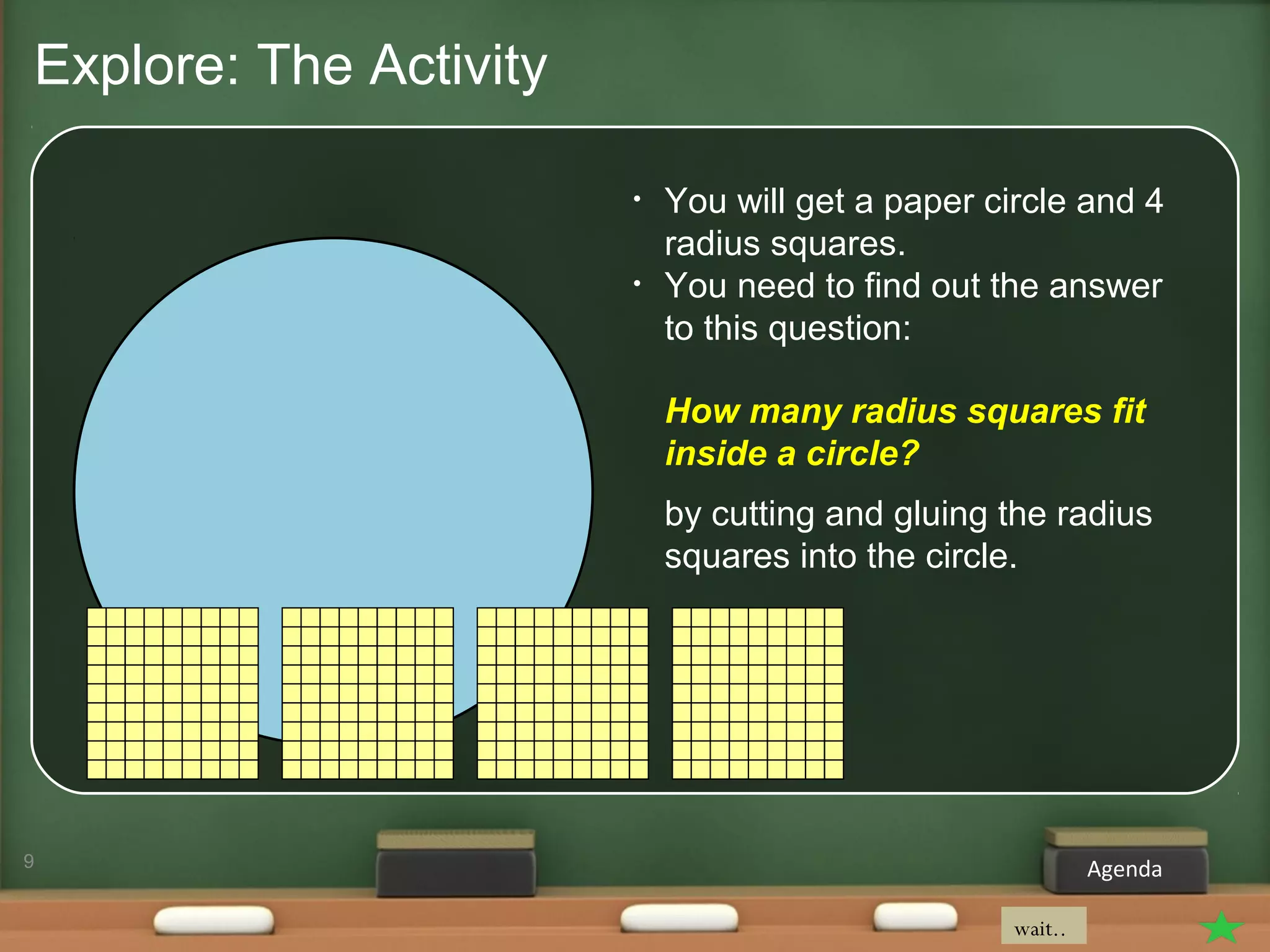Area of circle discovery ppt shortened | PPT | Homework and Study ...