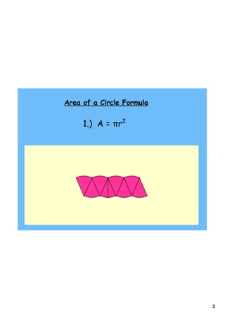 Area of circles | PDF