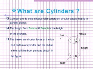 Area of cylinder | PPT