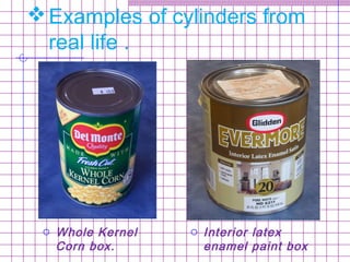 Examples Of Cylinder In Real Life
