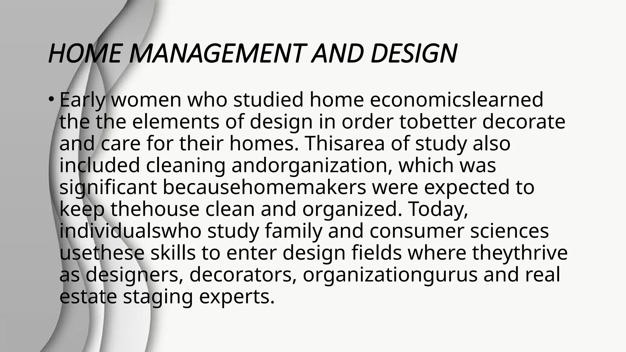 AREA OF HOME ECONOMICS.pptx 7 areas of home economics | PPTX