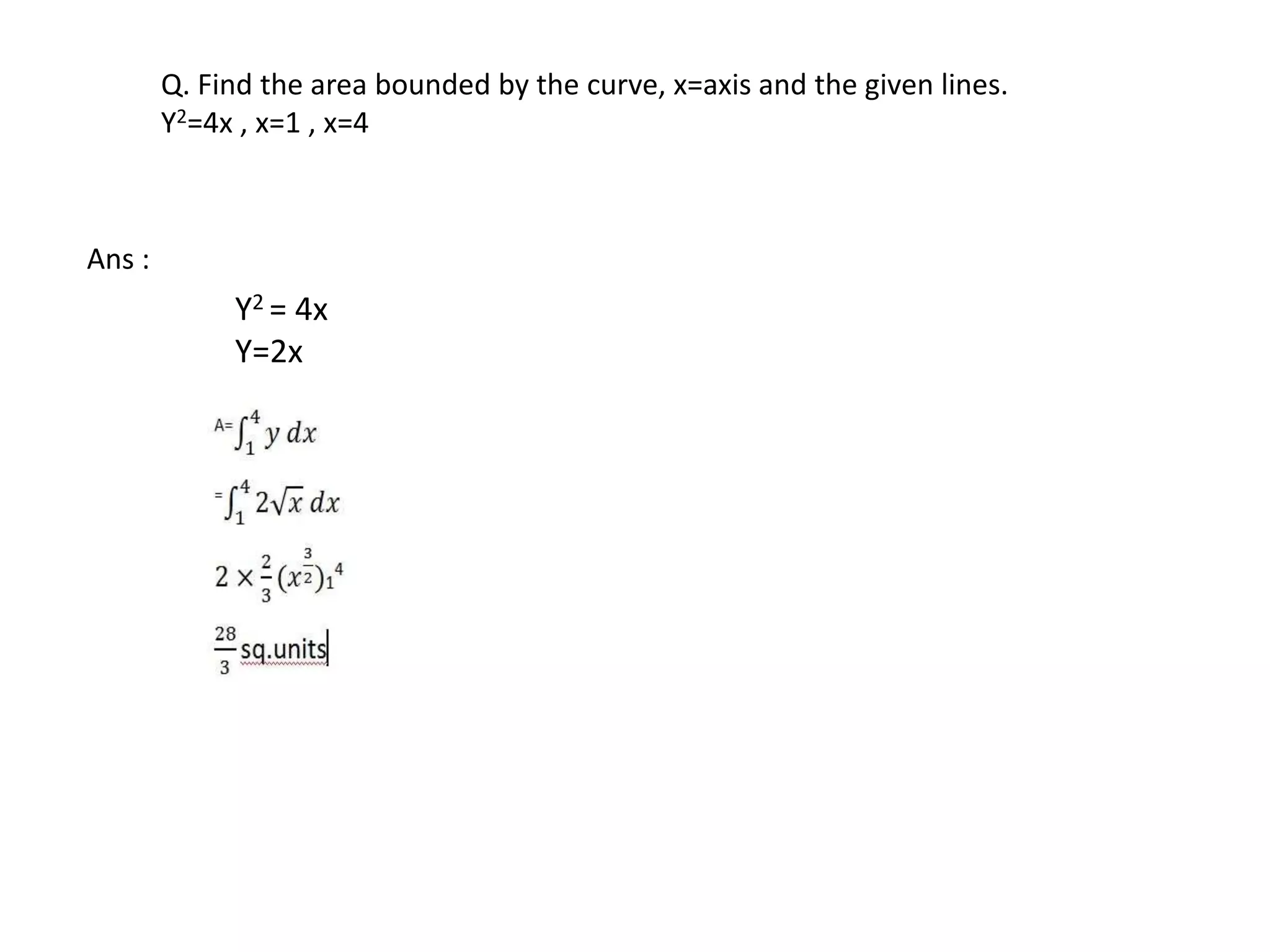 How To Area of irregular shape Using Integration Method. | PPTX
