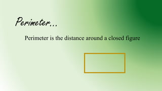 Perimeter and Area of irregular shapes | PDF