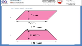 Area of parallellogram grade 8 simple to the point | PPT