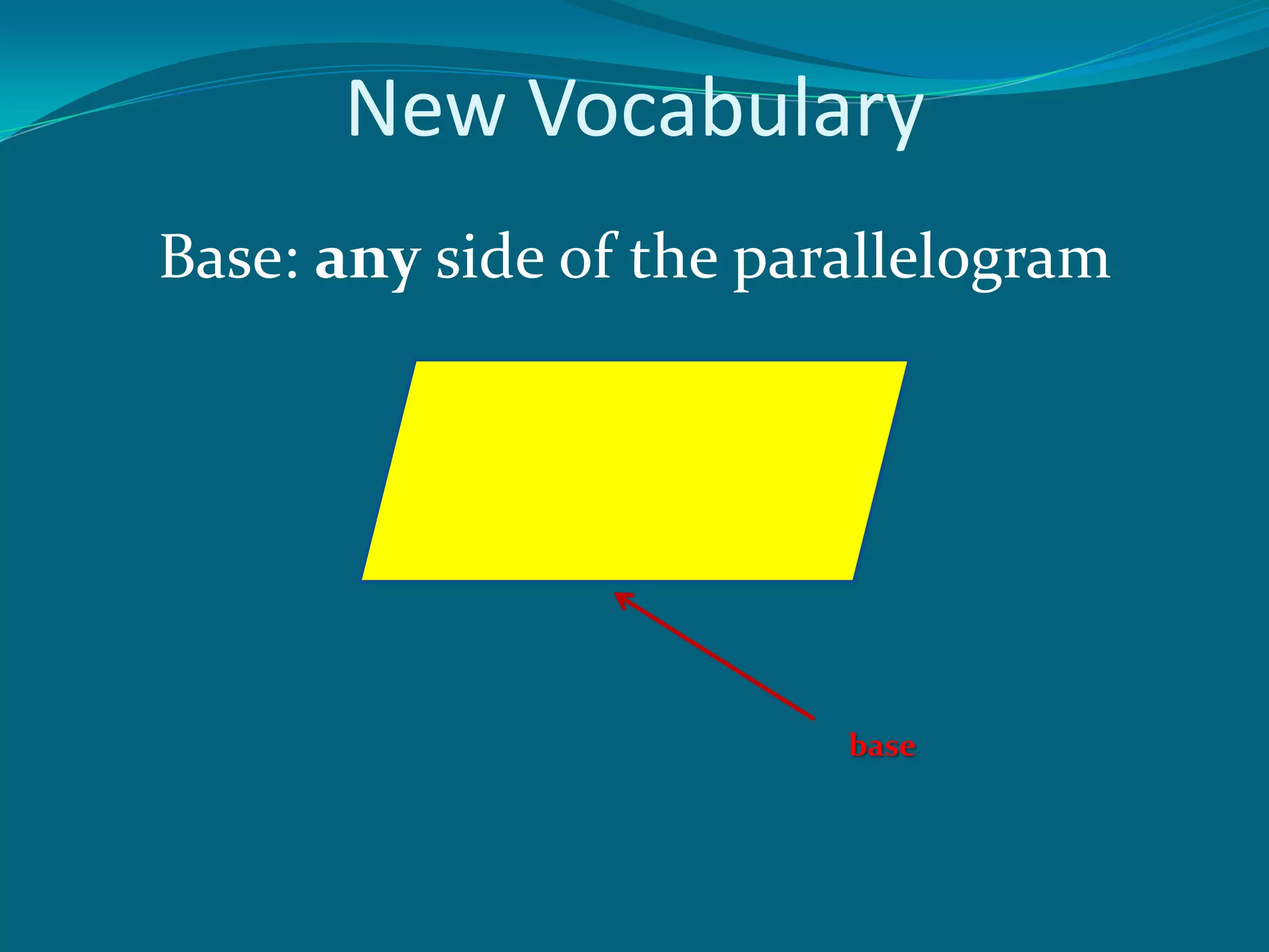 Area Of Parallelograms | PPTX