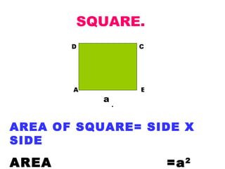 Area Of Quadrilaterals | PPT