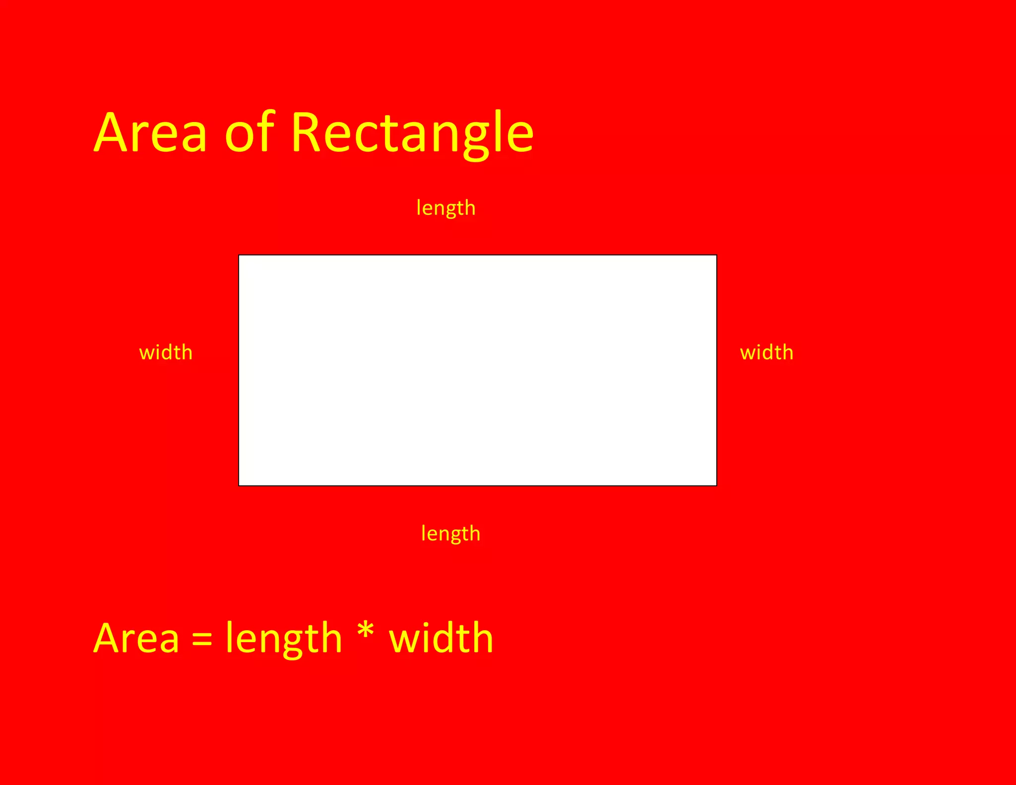 Area of rectangle | DOCX